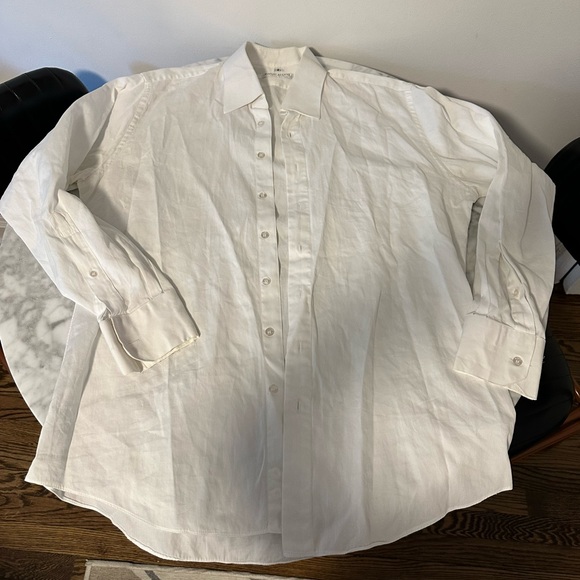 Shirts | David August White Shirt Sz 91 | Poshmark